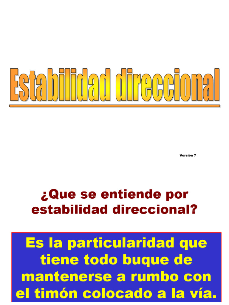 001 - Estabilidad Direccional V7-13 | PDF | Timón