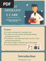 Post-Operative Care Checklist Guide | PDF