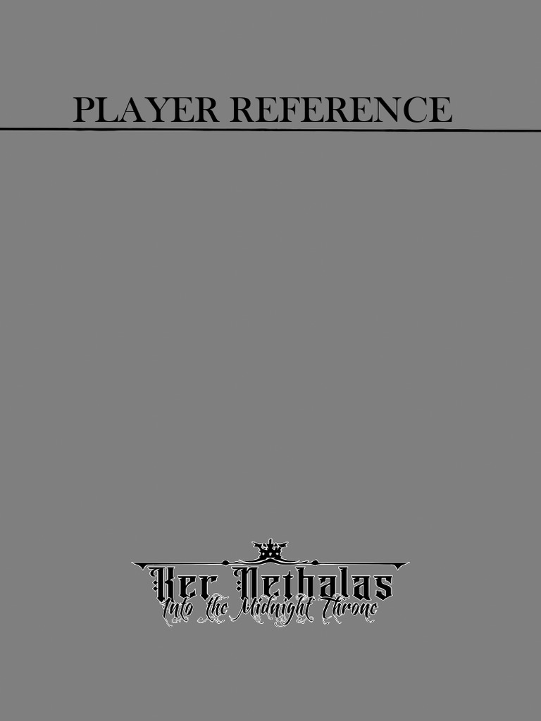 KN+-+Rules+Reference | PDF | Armour | Backpack