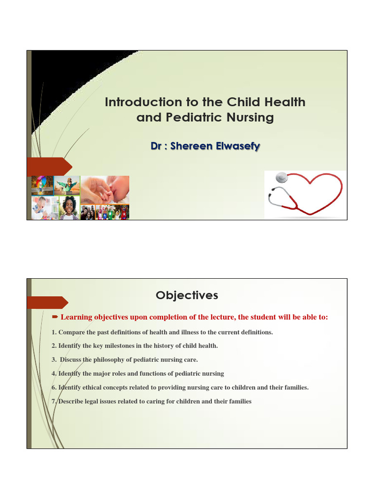 Pediatric Nursing and Child Health Basics | PDF