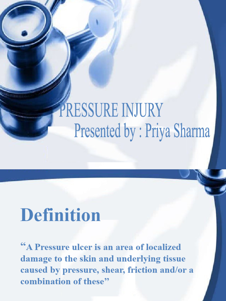 Pressure Injury PPT Priya | PDF