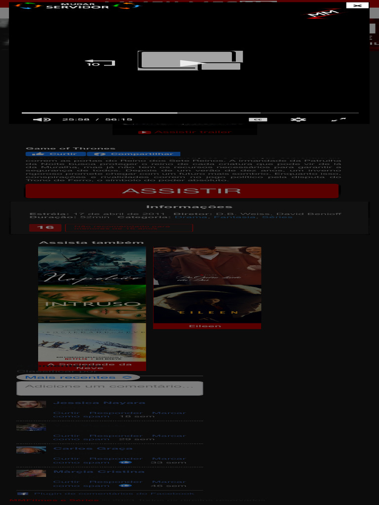 Assistir Game of Thrones Online HD 1080p MMFilmes HD | PDF