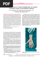 Mini Tightrope CMC Fixation | PDF | Thumb | Musculoskeletal System