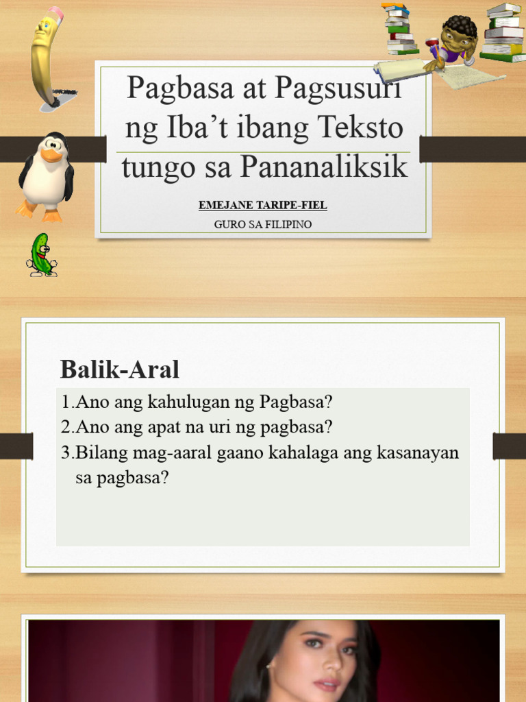 Filipino 11 COT1 | PDF