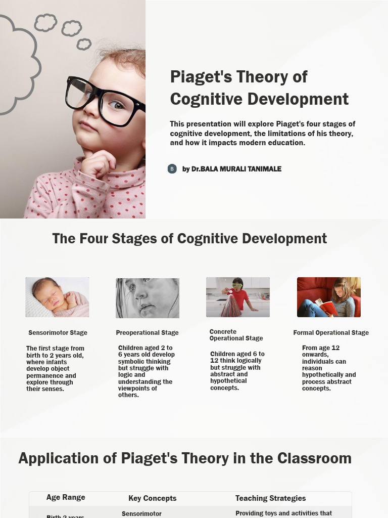 PiagetS Theory | PDF | Cognitive Development | Constructivism (Philosophy Of Education)