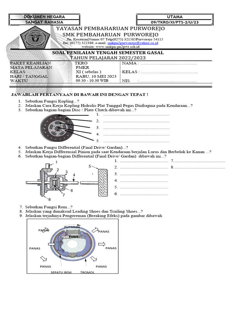 Soal Uts PSPTKR PN - 22.23 | PDF