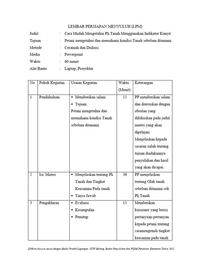 Mengukur pH Tanah dengan Kunyit | PDF