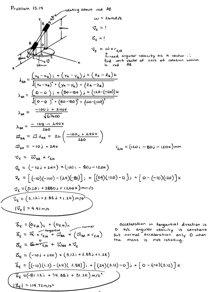 Dynamics Assignment #5 | PDF