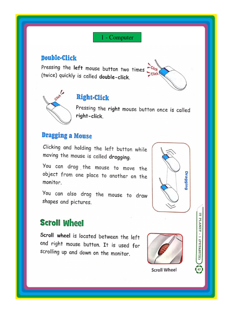 1 - Computer - The Mouse - Chapter and Assignment | PDF | Business ...