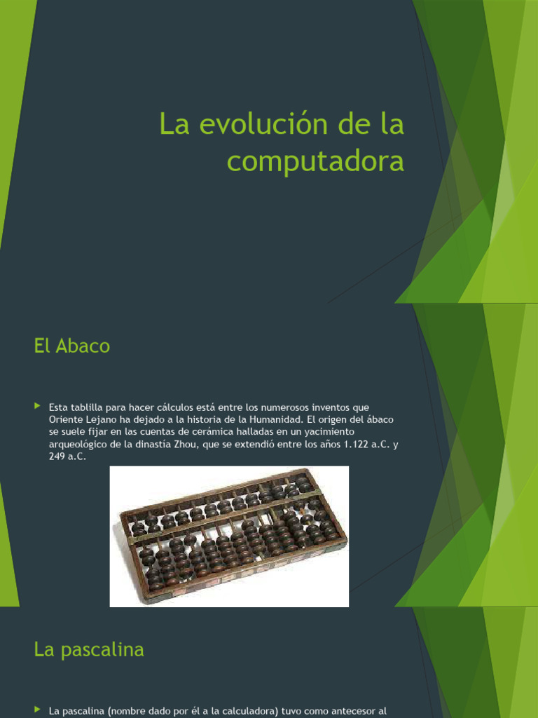 La Evolución de La Computadora | Descargar gratis PDF | Bienes manufacturados | Informática