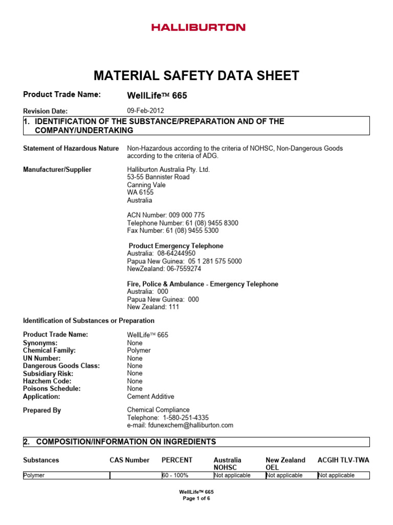 Welllife 665 | PDF | Toxicity | Personal Protective Equipment