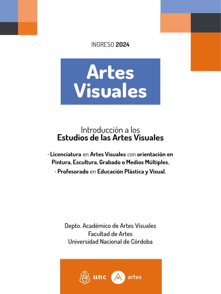 Introducción a Artes Visuales 2024 | PDF | Plan de estudios | Educación ...