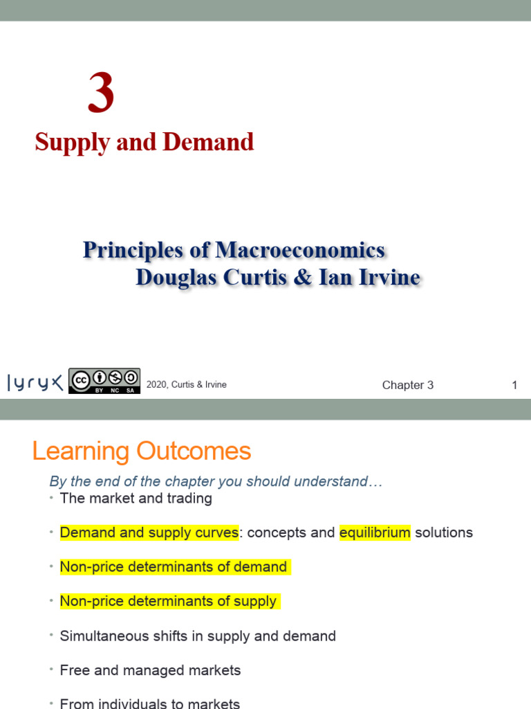 Week 3 PrinciplesofMacroeconomics-Ch3-Slides-RP | PDF | Supply And Demand | Supply (Economics)