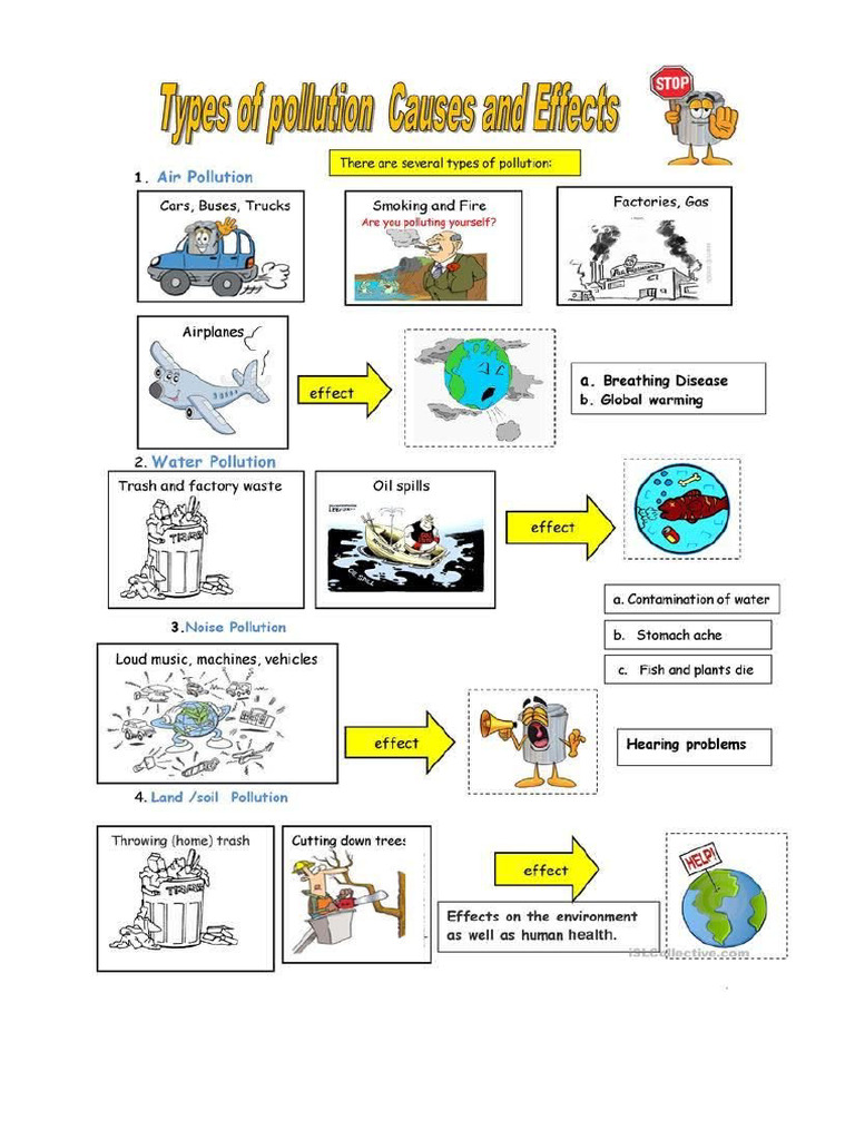Types of Pollutions Notes | PDF