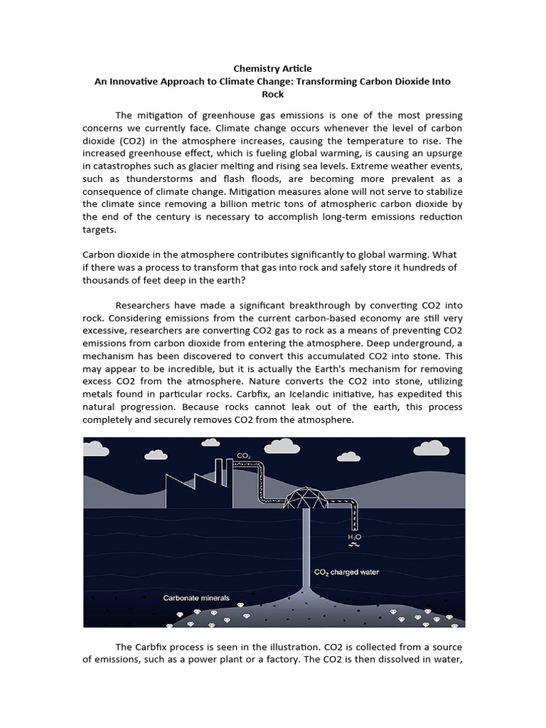 Chemistry Article | PDF