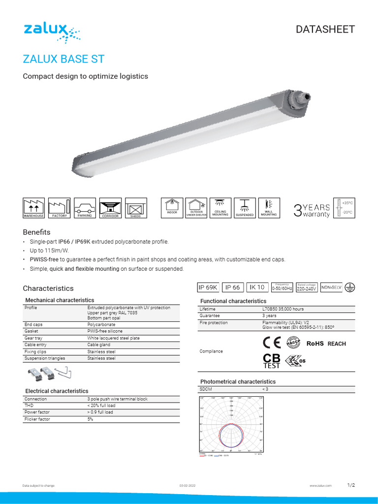 Zalux Base ST Workstation Overview | PDF | Components | Equipment