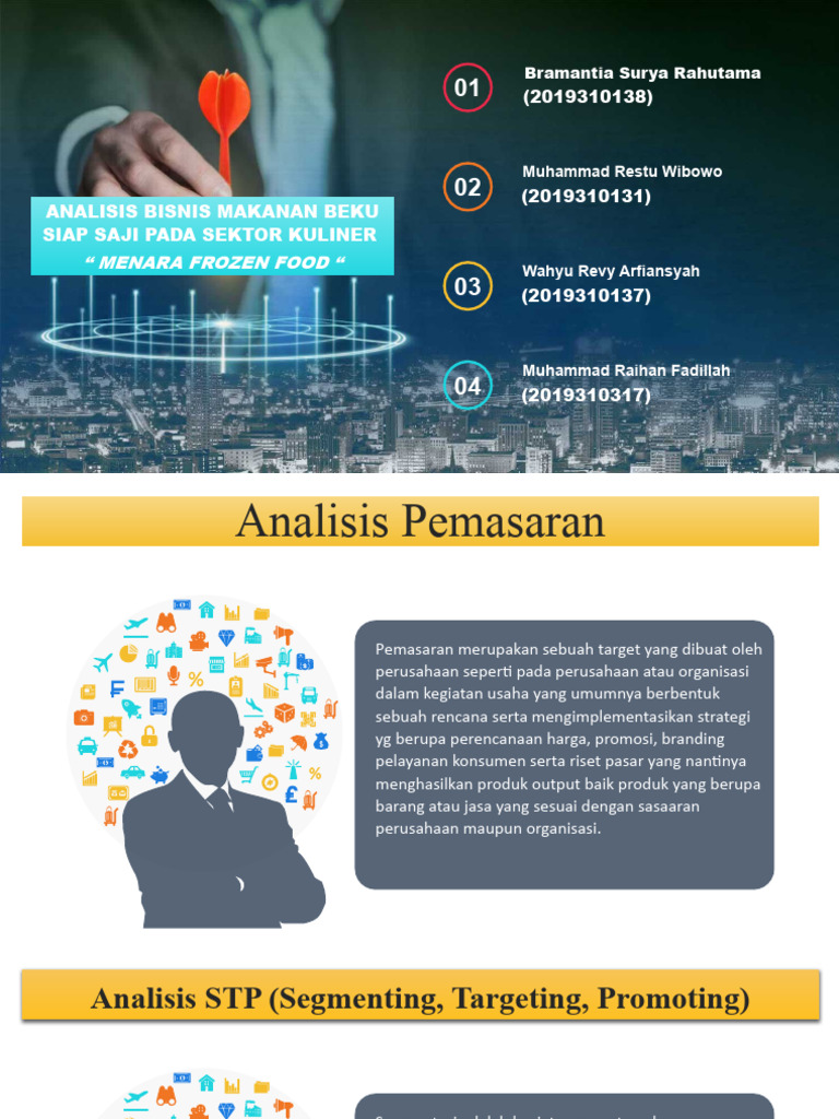 (DONE) PPT Presentasi Kewirausahaan Menara Frozen Food | PDF