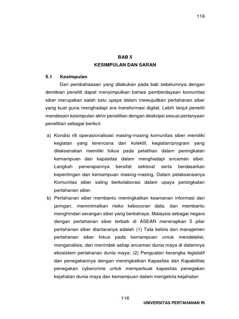 Disertasi Unhan Bab5 Evaluasi Kebijakan | PDF