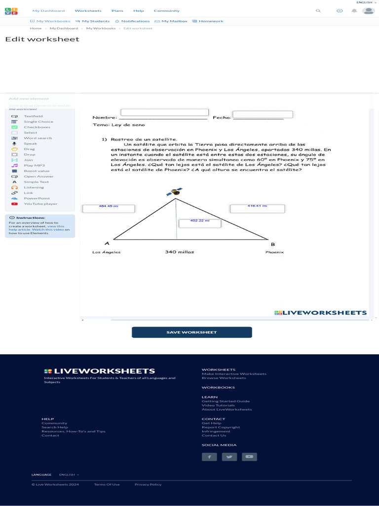 Edit Worksheet - Live Worksheets | PDF | Worksheet | Human Communication