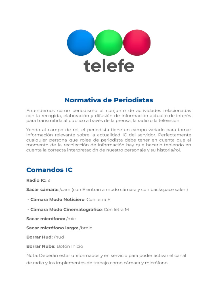 Normativa Telefe 14 8 2023 1 1 2 | PDF | Policía