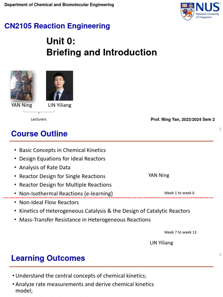 Unit 0 | PDF | Chemical Reactor | Reaction Rate