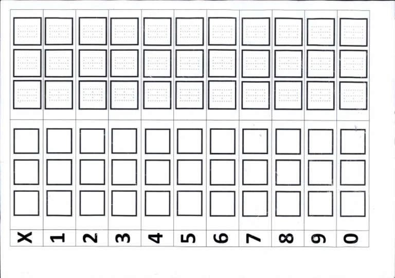4.1 PRAKTEK ANGKA DIGITAL Form Latihan Nulis Sirekap | PDF