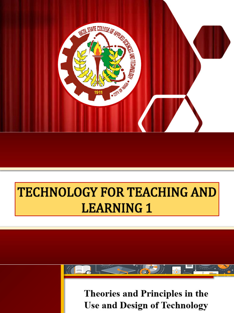 Unit 3 Theories and Principles in The Use and Design of Technology ...