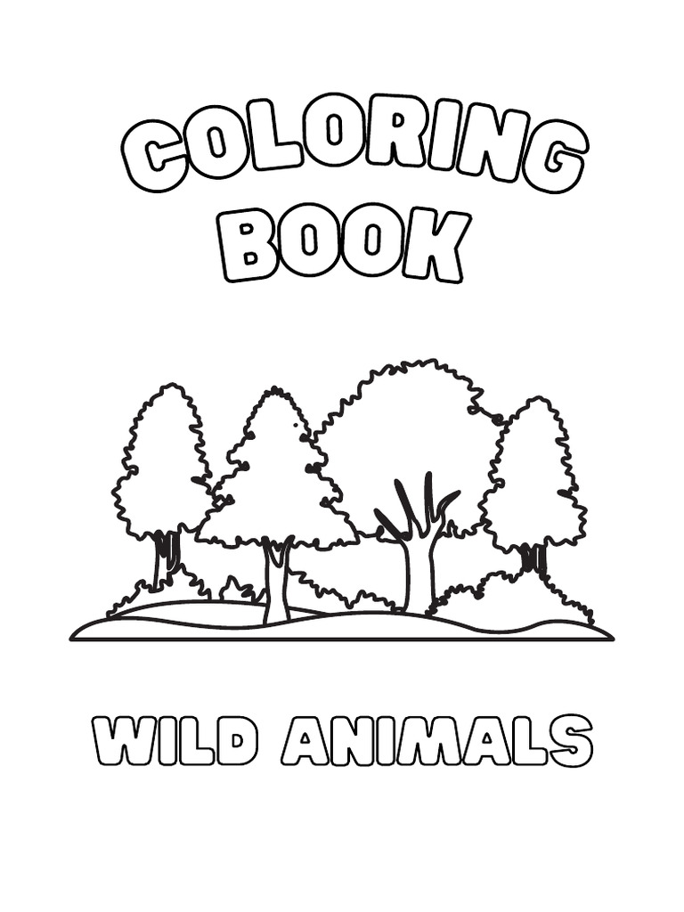 Coloring Book: Wild Animals | PDF