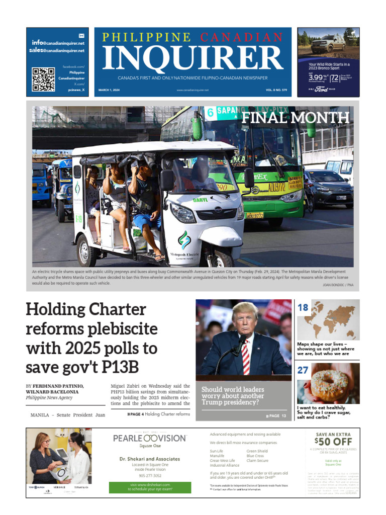 Philippine Canadian Inquirer #579 | PDF | Philippines | Metro Manila