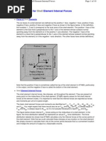 Shell Forces Stresses Form | PDF | Stress (Mechanics) | Extrusion