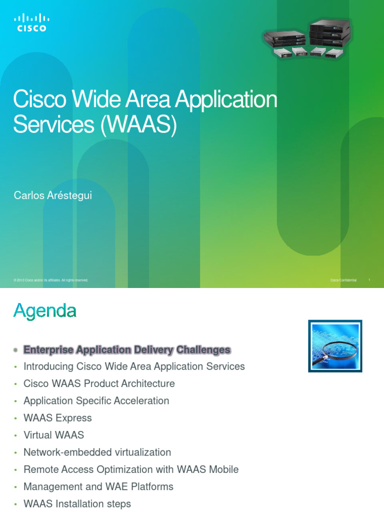 Optimizacion de Aplicaciones - Cisco WAAS | PDF | Cloud Computing ...