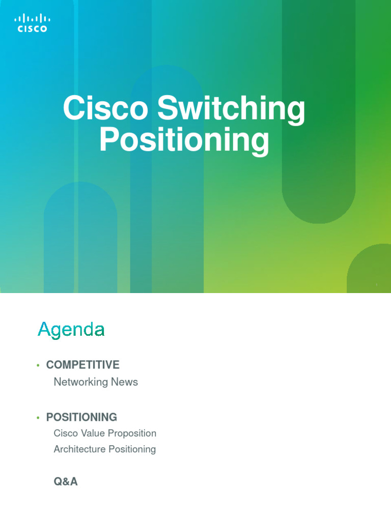 Posicionamiento de Switching Cisco | PDF | I Pv6 | Computer Network