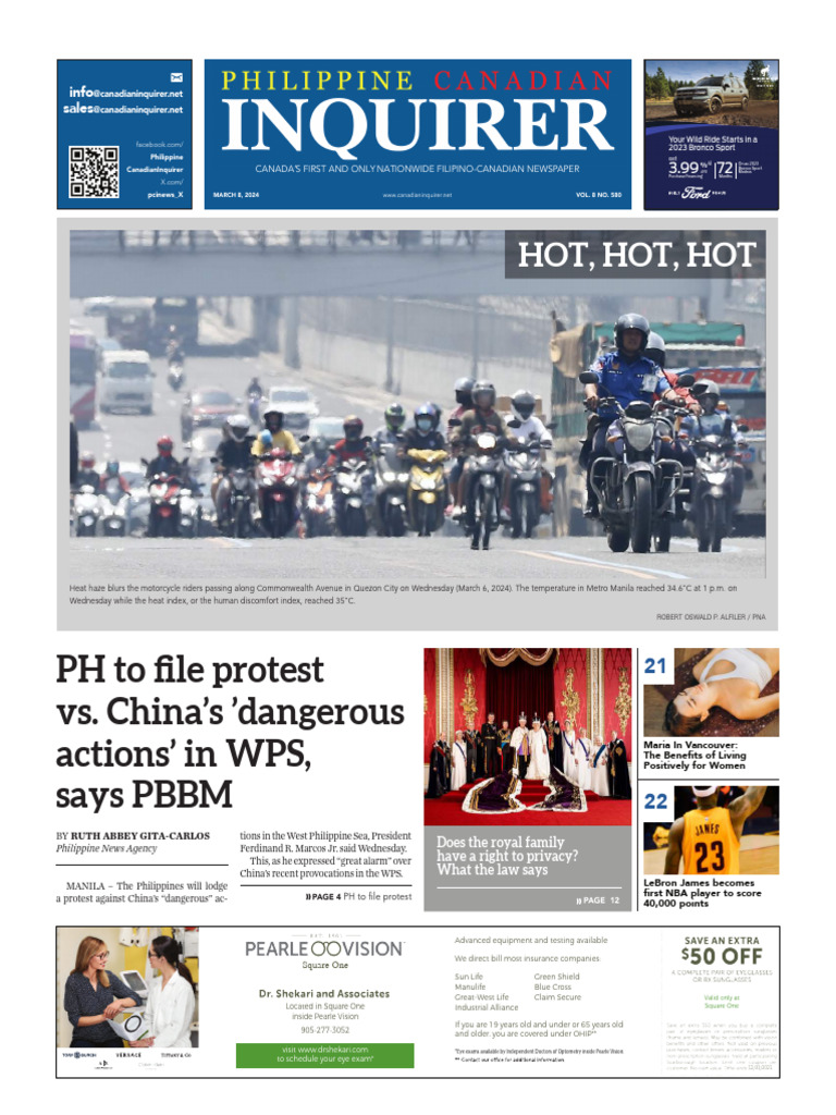 Philippine Canadian Inquirer 580 | PDF | Philippines | Physical Examination