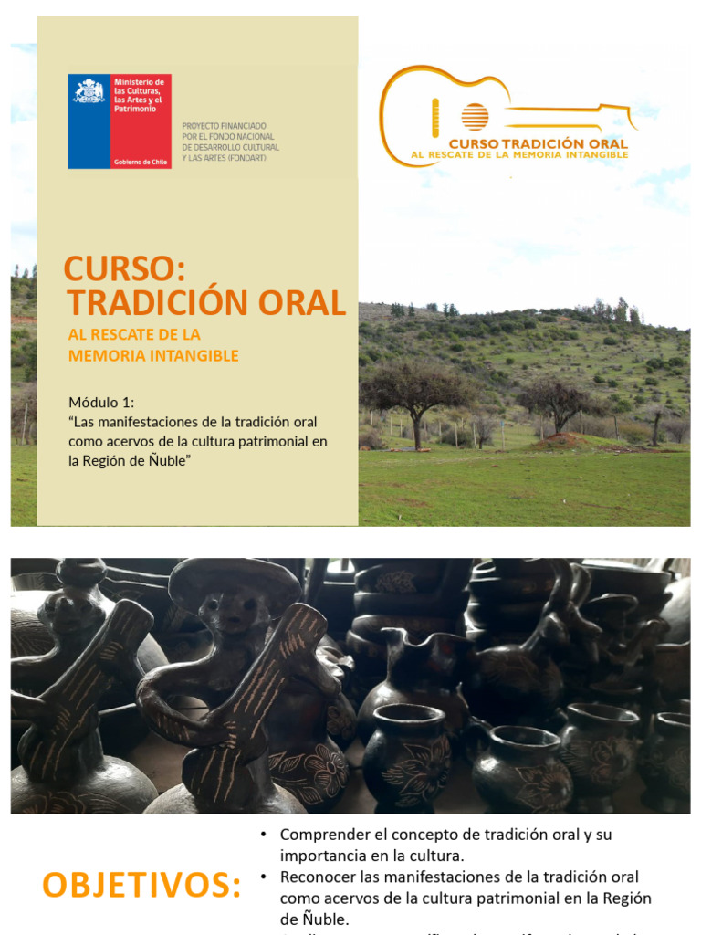 Modulo 1 | PDF | Tradición oral | Tradiciones