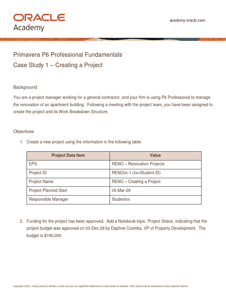 P6F - Case Study - 1 | PDF
