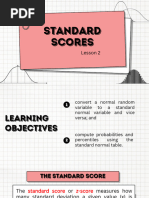 Conversion Chart T-Scores To Standard Scores PDF | PDF | Standard Score ...