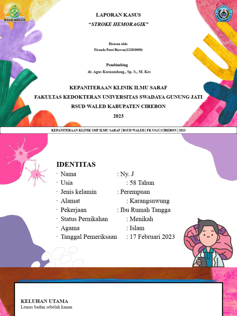 Laporan Kasus Stroke Hemoragik - Firanda Putri Riawan | PDF
