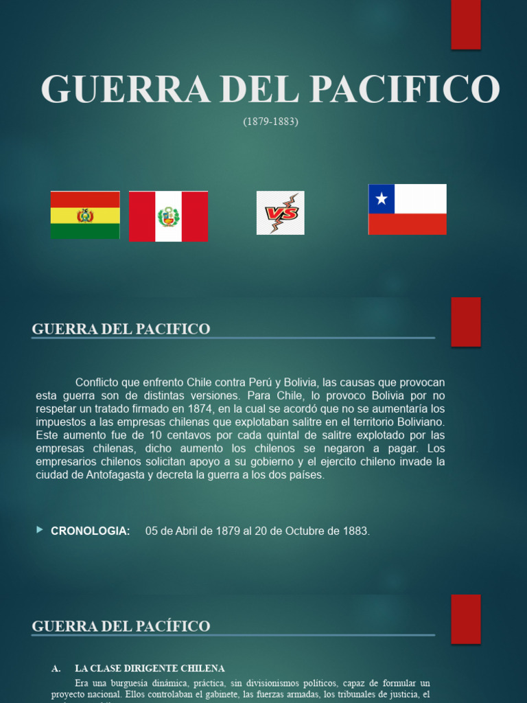 Guerra Del Pacifico (Cosava) - 1 | PDF | América del Sur | Perú