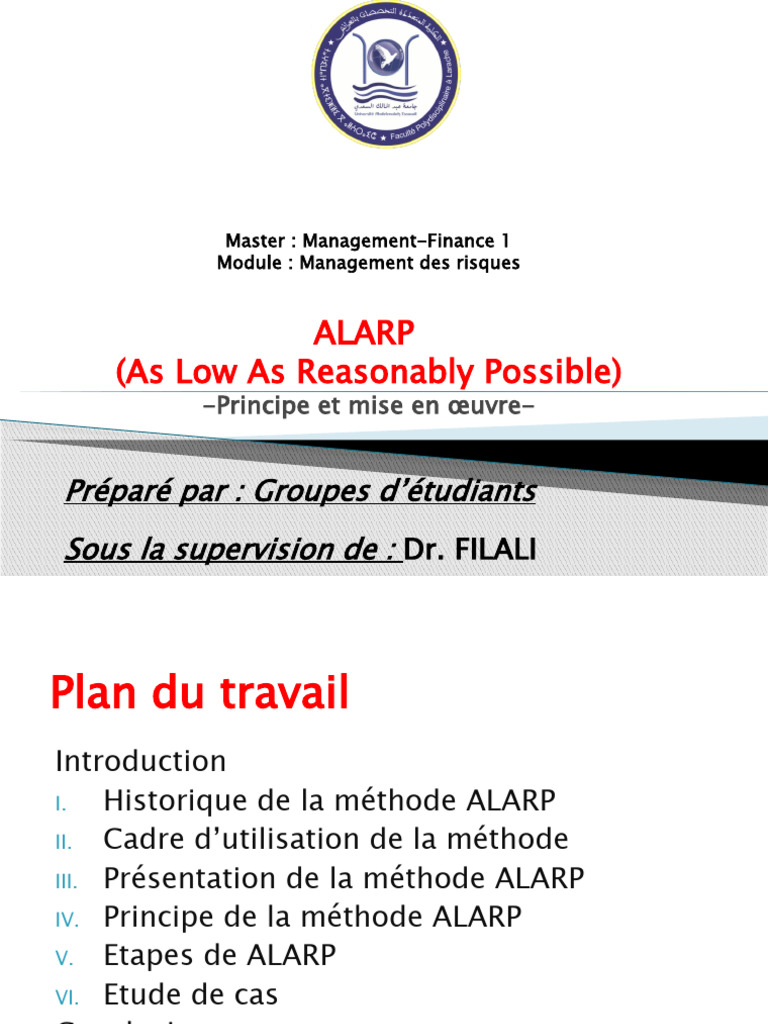 La Méthode ALARP | PDF | Risque | Probabilité
