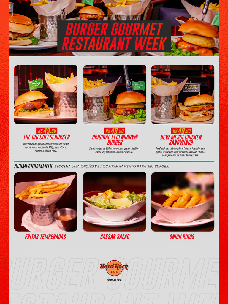 Burger Gourmet Restaurant Week | PDF