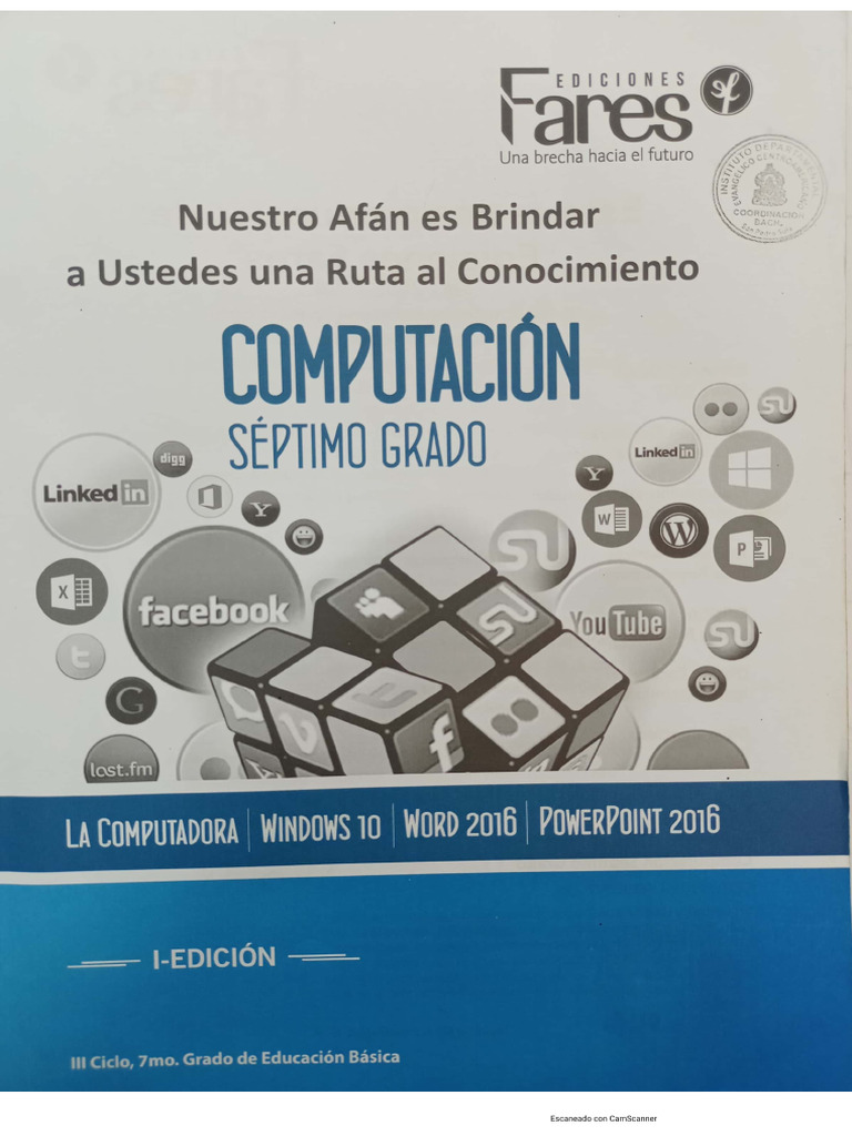 Computación,Séptimo Grado | PDF