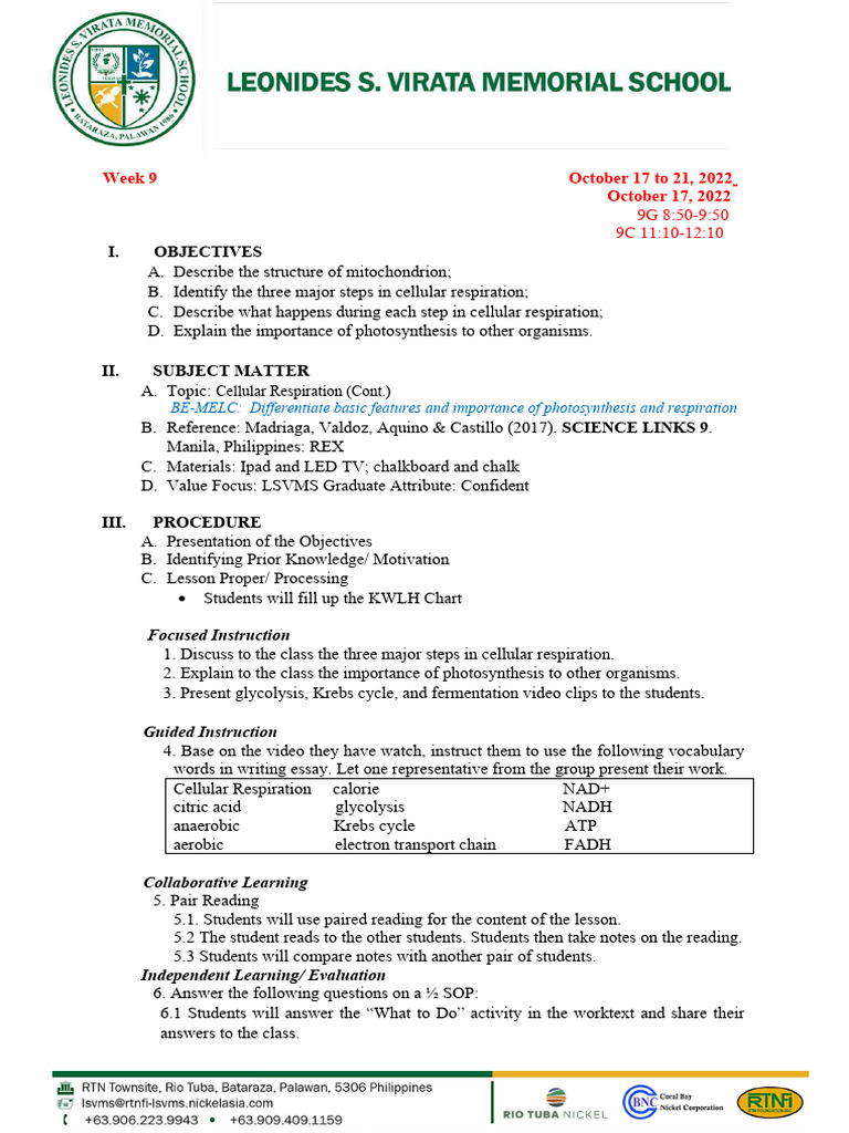 9 Week 9 | PDF | Science & Mathematics