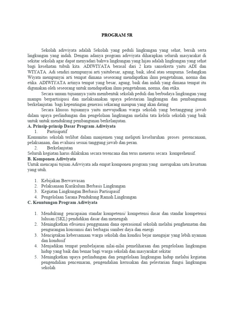 Program 5R | PDF | Sains & Matematika