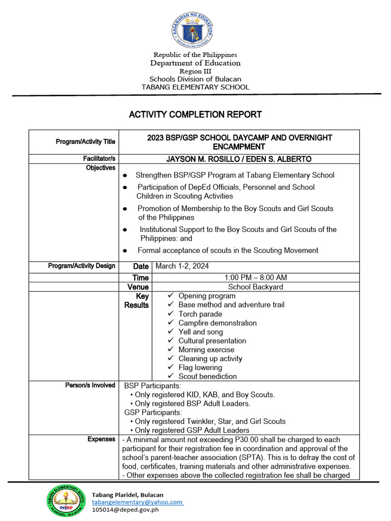 Acr Encampment | PDF | Scouting