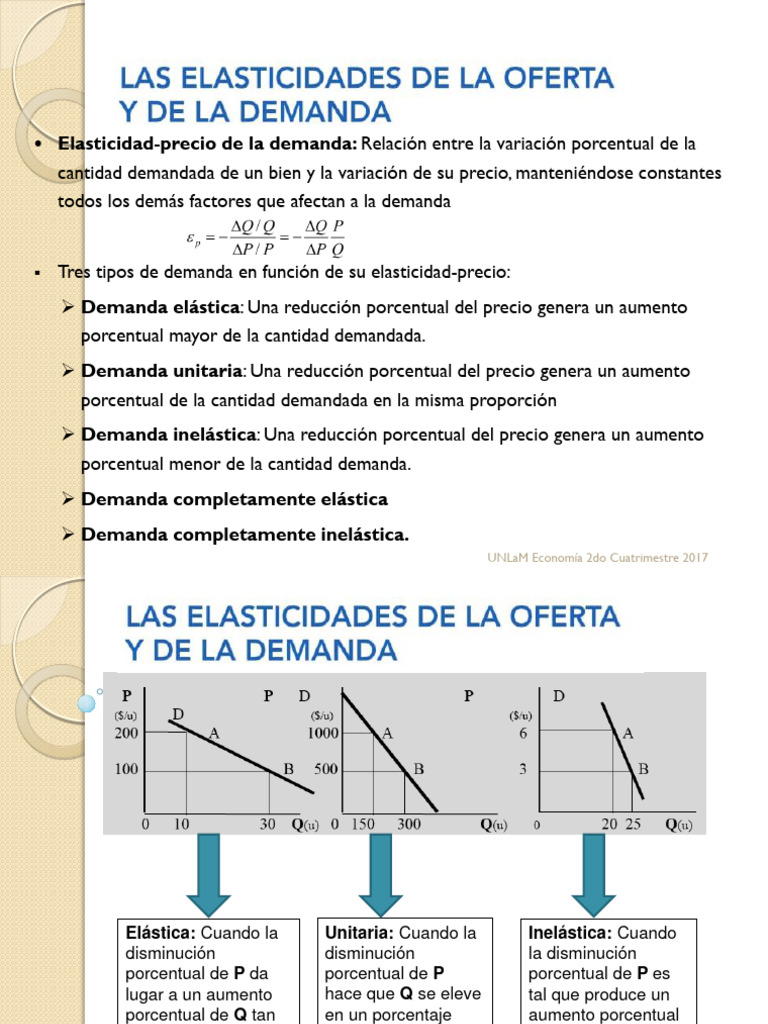 U6-2 Elasticidad | PDF | Elasticidad (economía) | La elasticidad precio de la demanda