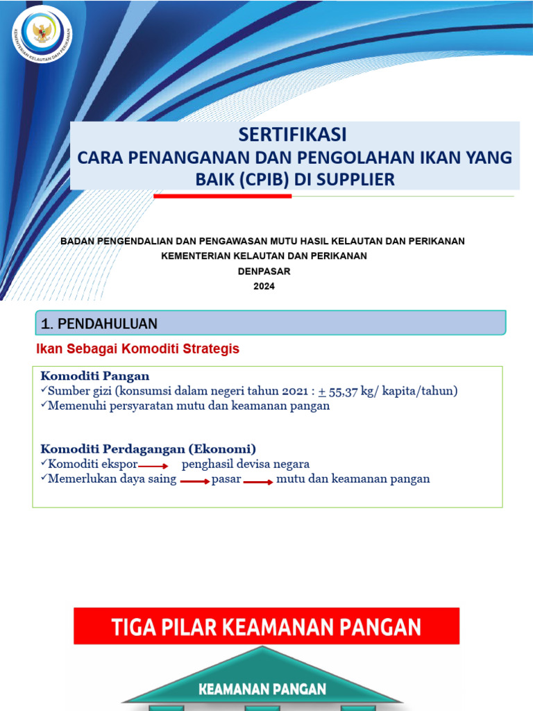 Sertifikasi CPIB Supplier | PDF