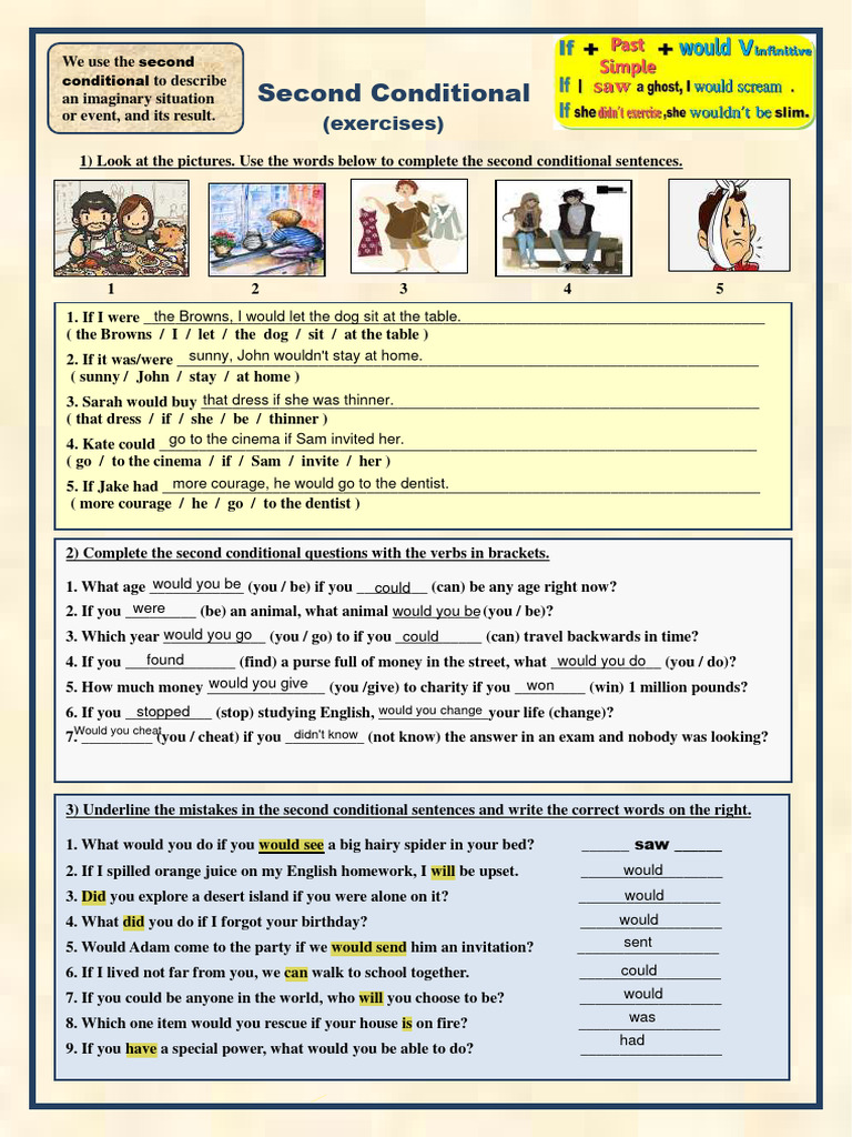 Second Conditional | PDF | Linguistics | Grammar