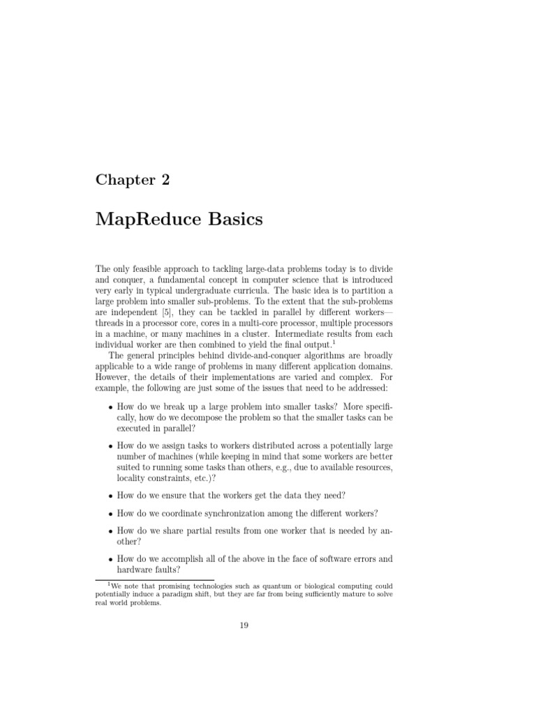 ditp_ch2 | PDF | Map Reduce | Parallel Computing