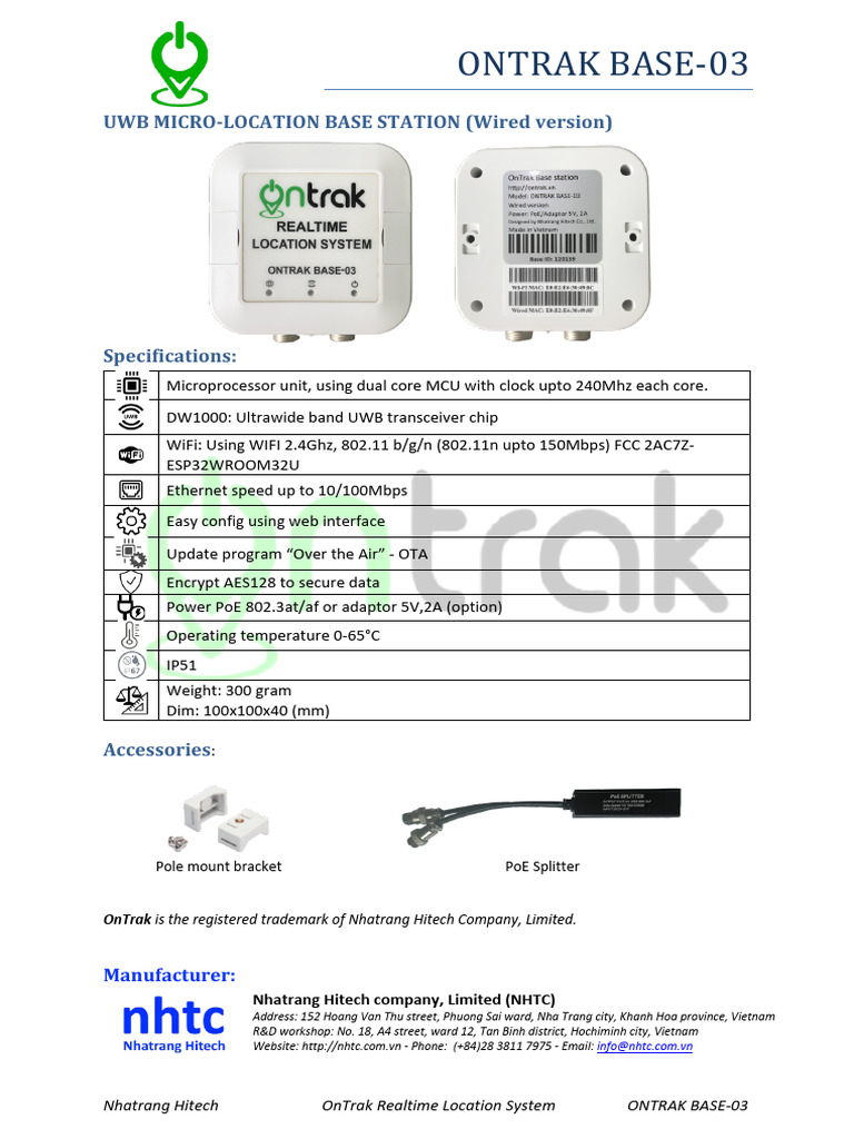ONTRAK BASE-03-EN-short - 20240312 | PDF