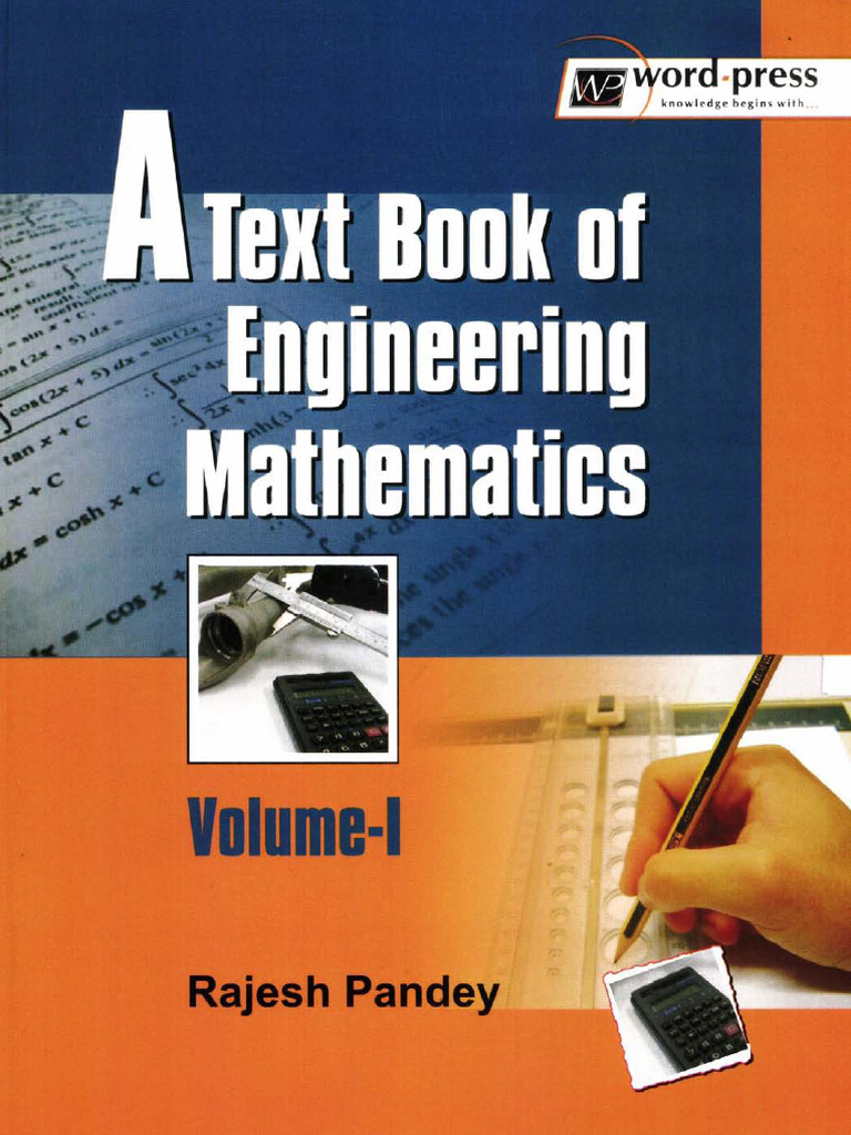Engineering Mathematics Volume I | PDF | Ellipse | Perpendicular